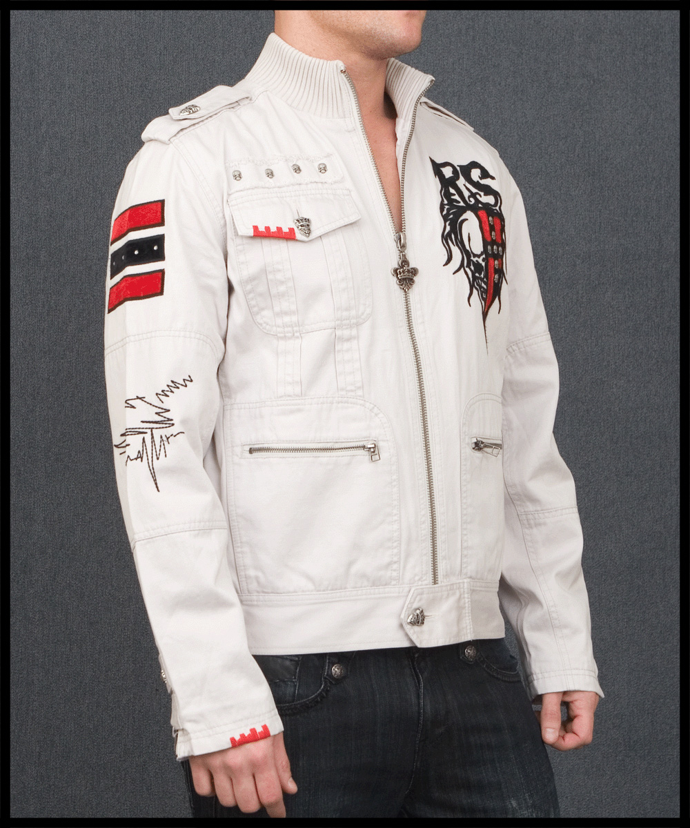 Rebel Spirit - Куртка мужская - BJK196-CREM - BJK196-CREM – купити за ...