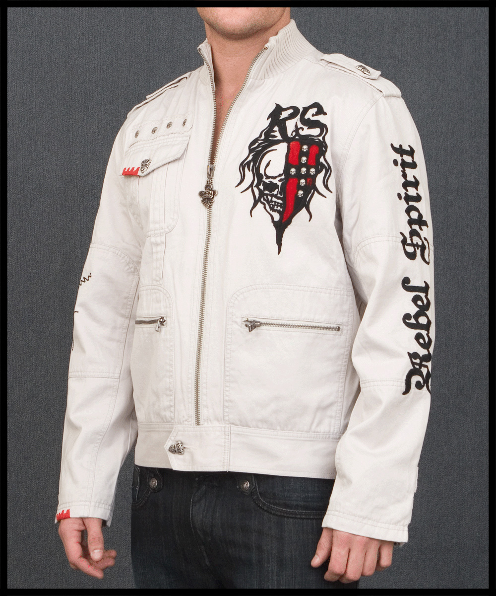 Rebel Spirit - Куртка мужская - BJK196-CREM - BJK196-CREM – купити за ...